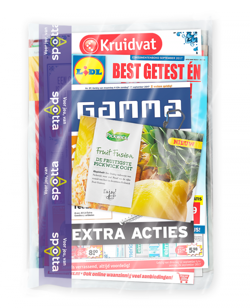 Verspreidvormen | Folderpakket Spotta